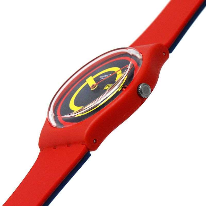 Promo Swatch So28r702 Concentric Red Jam Tangan Wanita Analog Original ...