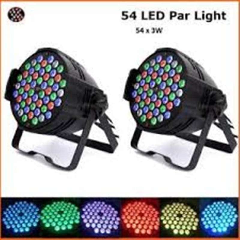 Promo Lampu Sorot Panggung Led Par Light 54 Rgb Cahaya Disko Disco Lamp ...