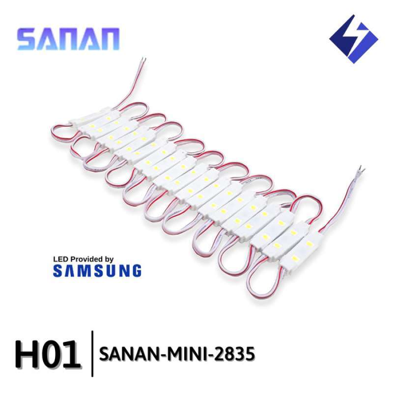 Promo Led Modul Samsung 2835 2 Mata Mini 12 Volt 0,6 Watt Putih | 100 ...