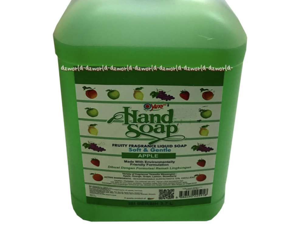 Jual Yuri Hand Soap 3.7l Anti Bakteri Aroma Strawberry Apple Lemon ...