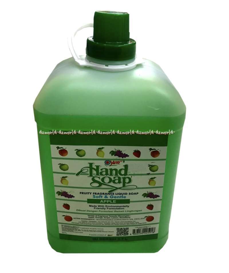 Jual Yuri Hand Soap 3.7l Anti Bakteri Aroma Strawberry Apple Lemon ...