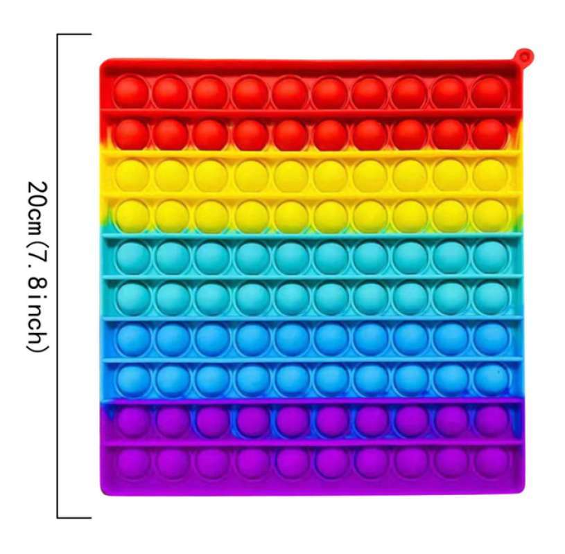 Promo Jumbo / Big Size Push Pop Pop It Fidget Bubble Series Tik Tok Toy ...