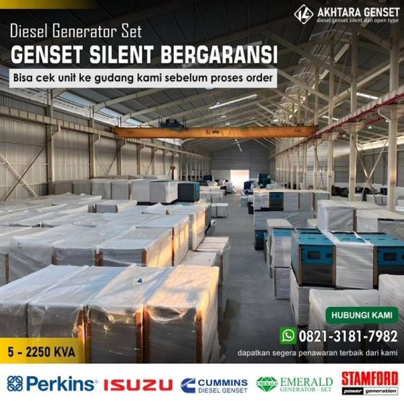 Jual Genset Silent Surabaya 30 Kva Merk Cummins Perkins Isuzu Emerald Genset Silent Di Seller ...
