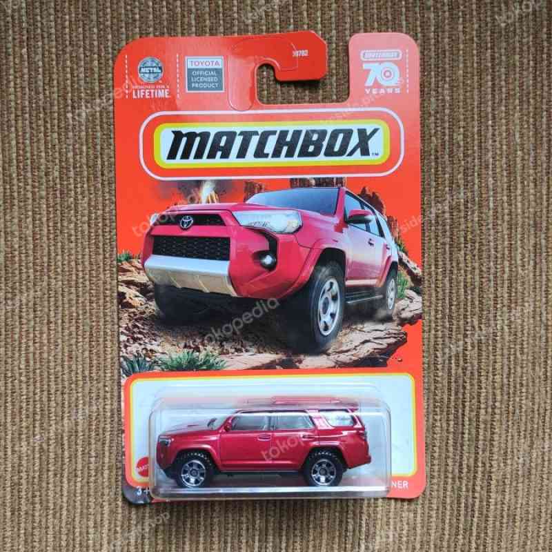 Promo Matchbox Toyota 4runner Merah 70 Years Diskon 50% Di Seller ...
