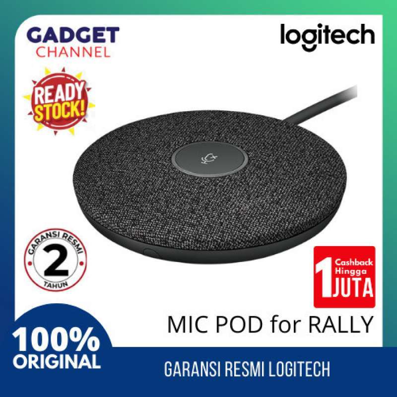 Jual Logitech Mic Pod For Rally - Mic Pod Logitech Rally - Garansi ...