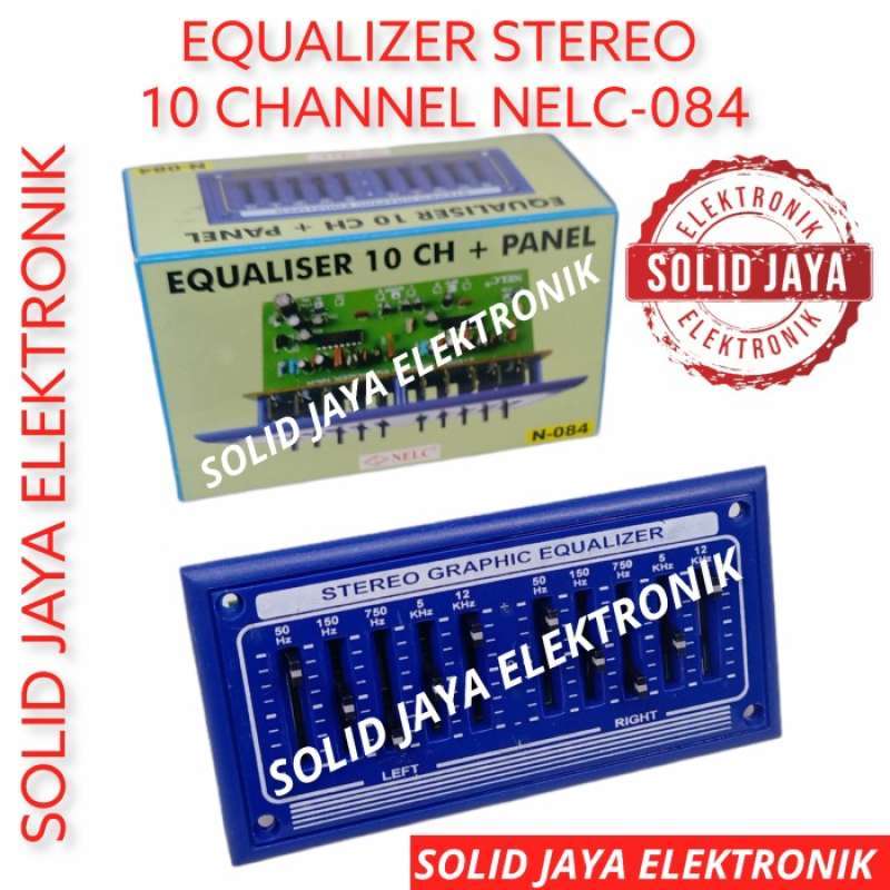 Jual Kit Equalizer 10 Channel Ekualiser Equaliser Panel Chanel Nelc 084 ...