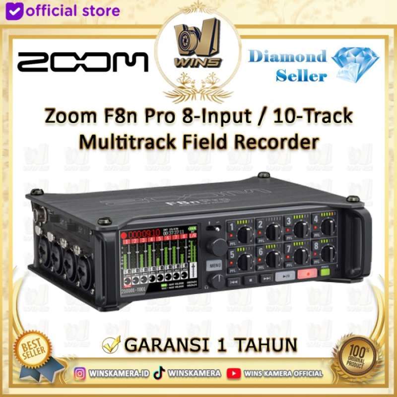 Jual Zoom F8n Pro 8-input / 10-track Multitrack Field Recorder Original Di Seller Noelle ...