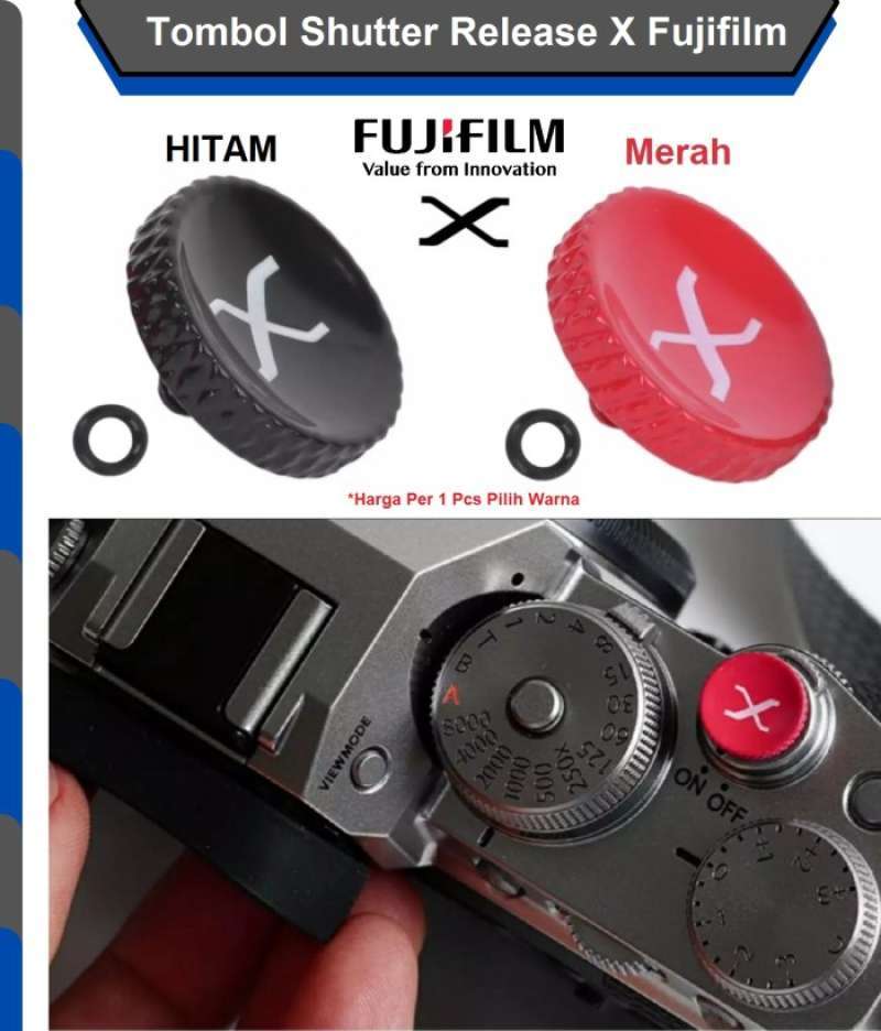Jual Tombol Shutter Fujifilm Camera Release Button Fuji X Series Icon Logo Di Seller Rumix ...