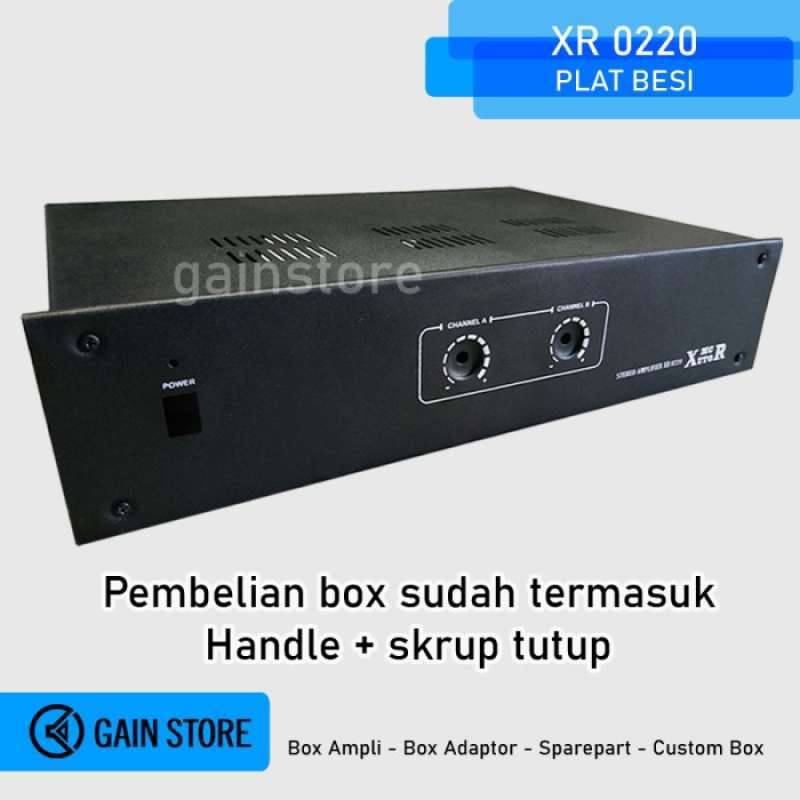 Jual Box Ampli Xr 0220 Amplifier Power Plat Besi Di Seller Rumix ...