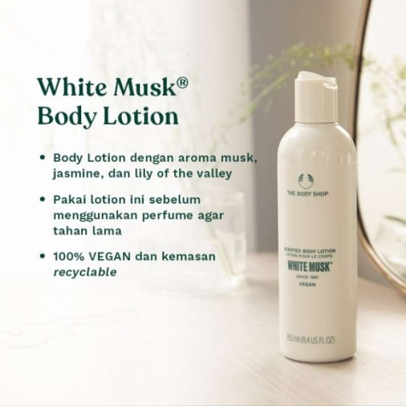Promo The Body Shop White Musk Body Lotion 250 Ml Diskon 23% Di Seller ...
