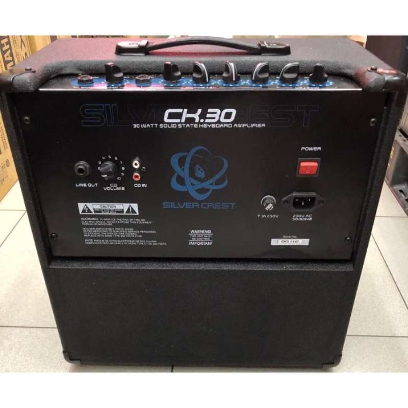 Promo Ampli Silvercrest Ck30 Amplifier Keyboard Ck 30 Speaker Drum ...