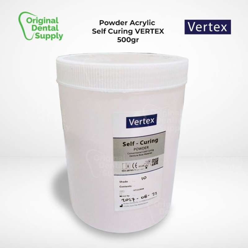 Promo Powder Otomatis Acrylic Vertex Self Curing 500 Gram Diskon 23% Di ...