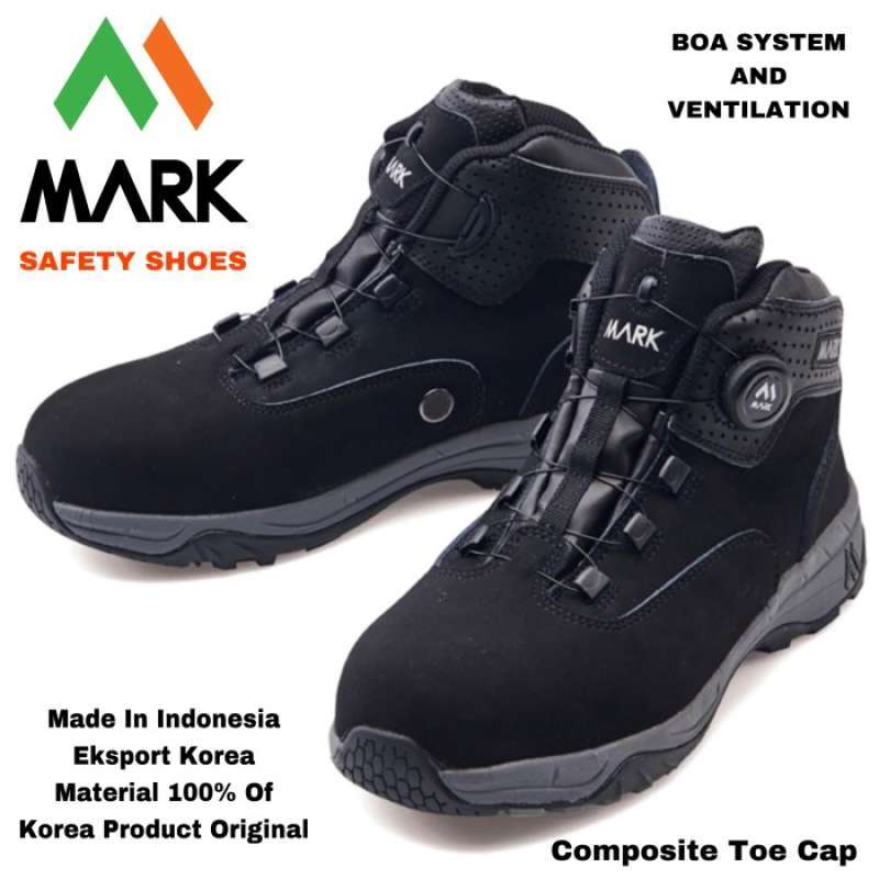 Promo Sepatu Safety Shoes Mark N Tbuc Standart S1p Qc Eksport Korea ...