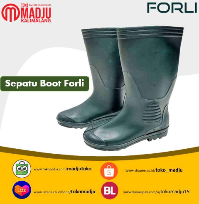 Promo Sepatu Boot Forli Hijau Sepatu Proyek Diskon 50% Di Seller ...