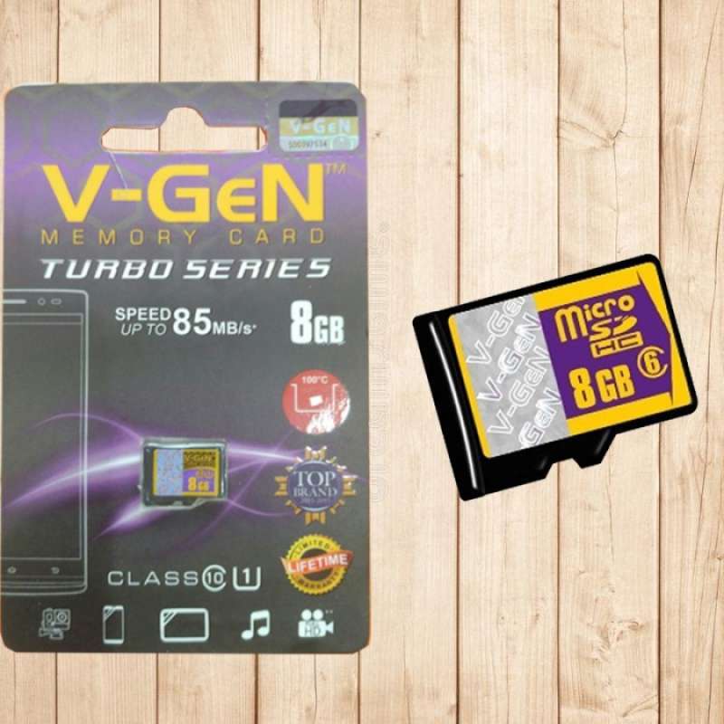 Jual V-gen Micro Sd Kartu Memory Ip Camera Cctv Vgen 8g Di Seller ...