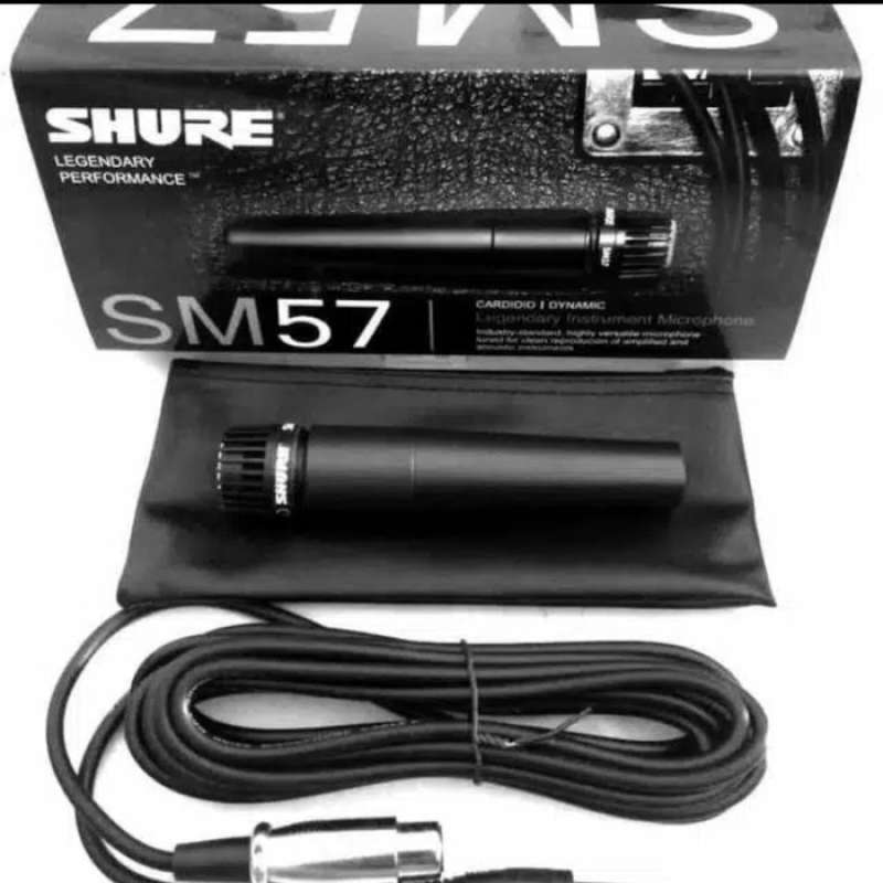 Promo Shure Microphone Kabel Sm-57 Mic Instrument Diskon 50% Di Seller ...