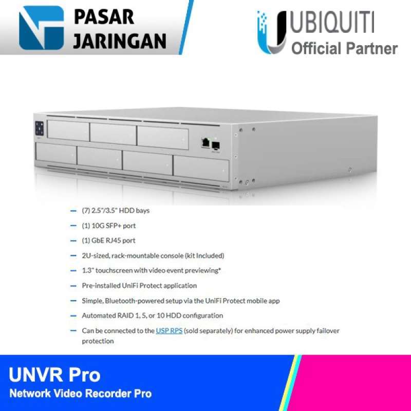Promo Ubiquiti Unvr Pro Unifi Protect Network Video Recorder Pro Diskon ...