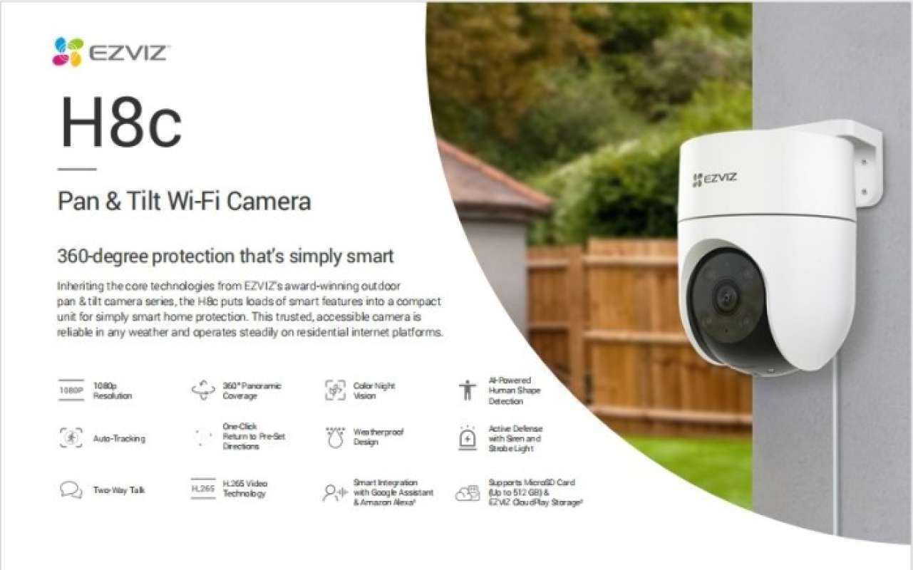 Jual Ezviz H1c/h6c/h6/h8c/hb8 Smart Home Wifi Ip Camera Cctv - H6c Pro ...