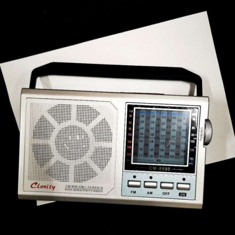 Jual Vintage Radio Jadul Clarity Cm 8899 Am Fm Ac Dc Tempo Doeloe Di ...