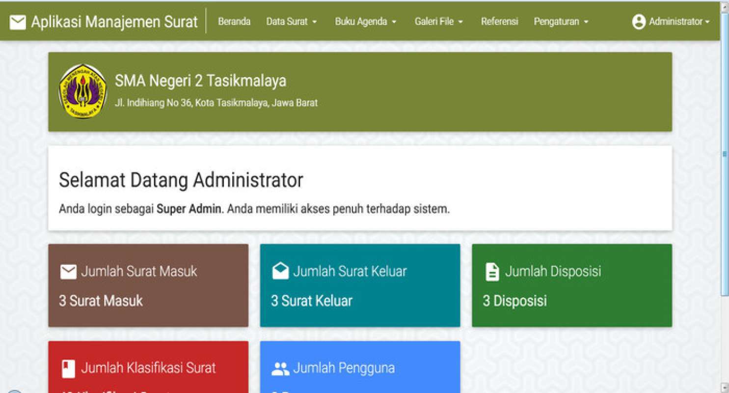 Jual Program Aplikasi Arsip Surat Masuk Dan Surat Keluar Berbasis Web Di Seller Noelle ...