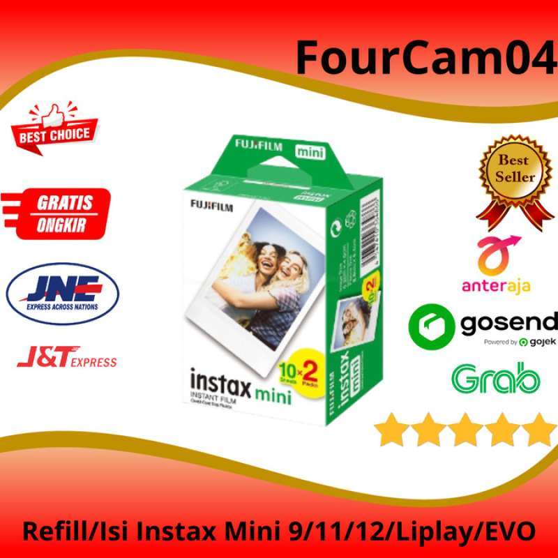 Jual Fujifilm Paper Instax Mini Polos Isi 20 Sheet/isi Instax Mini 7/8 ...