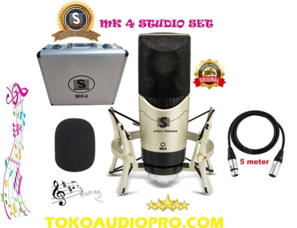 Promo Mk4 Studio Set / Mk 4 Studio Set Mic Synco Audio Diskon 23% Di ...