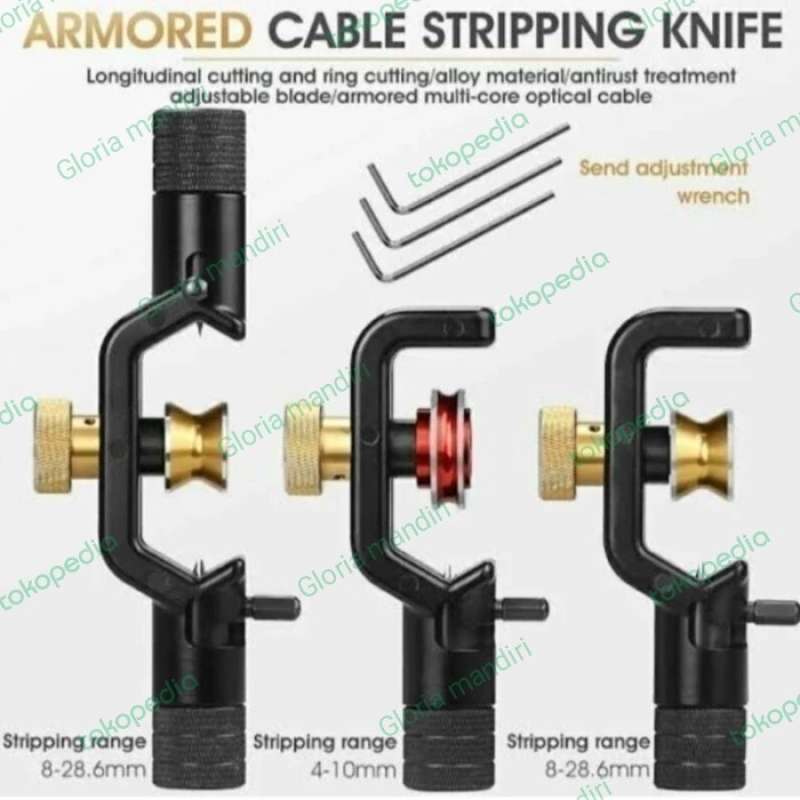 Promo Fiber Optic Armored Cable Slitter Fiber / Cutter Pengupas Fo Tool ...