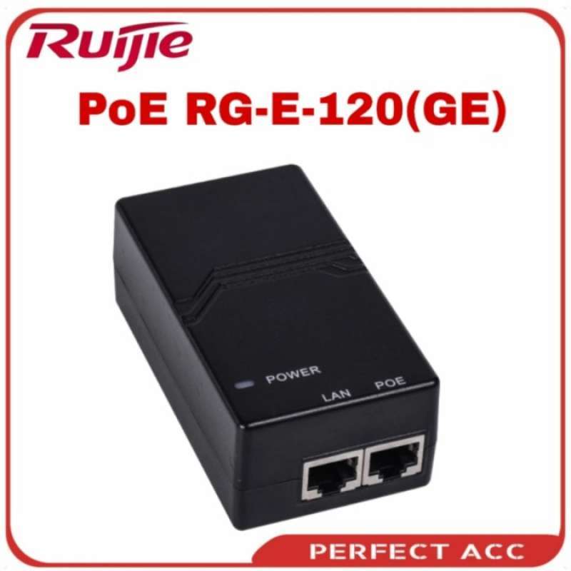 Promo Ruijie Rg-e-120(ge) Poe Rg-e-120ge Adaptor 802.3af Diskon 23% Di Seller Sentramoco Store ...