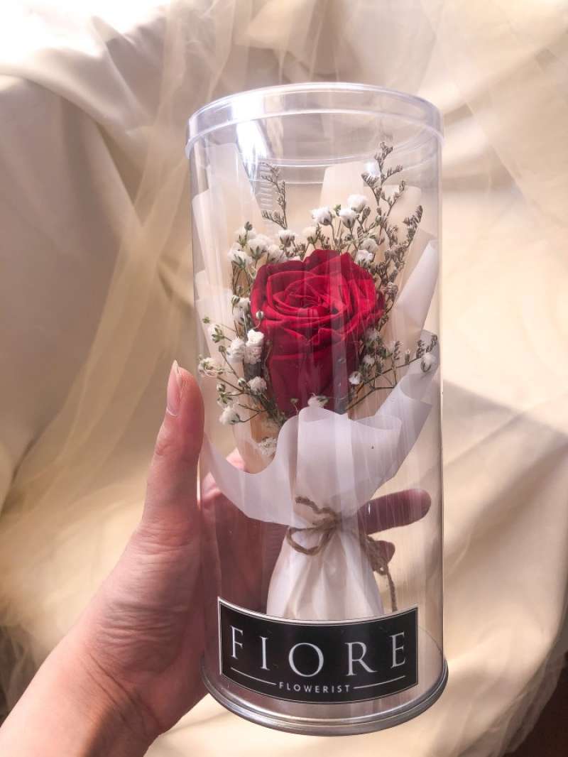 Promo Kado Bunga Unik La Bella Single Red Bouquet Diskon 23% Di Seller ...