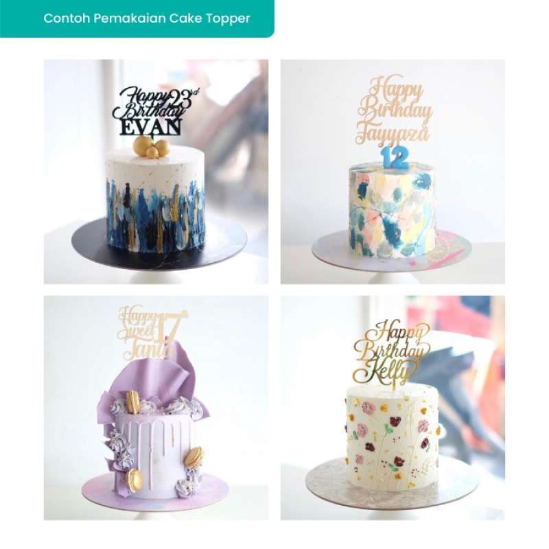 Promo Caketopper Akrilik Wedding Anniversary Cake Topper Kue Mr Mrs ...