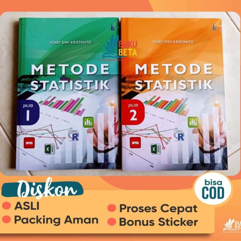 Jual Paket Buku Metode Statistik Jilid 1 Dan 2 - Yosep Dwi Kristanto Di ...