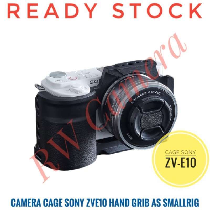 Jual Cage Rig Camera Sony Zv-e10 Zve10 Hand Grip Bracket Not Smallrig ...