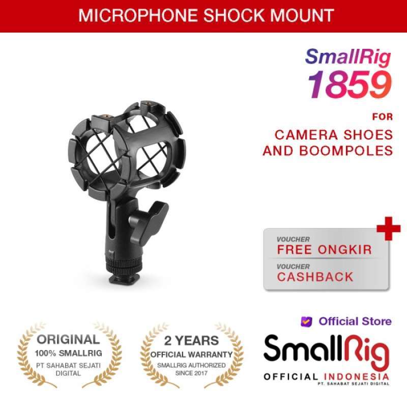 Jual Smallrig Microphone Shock Mount For Camera Shoes And Boompoles ...