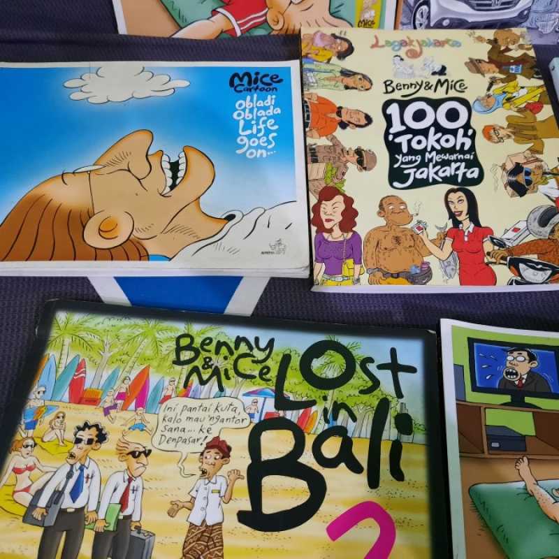 Jual Buku Komik Benny Mice 100 Tokoh Lost Bali Manula Jalan Obladi Bola ...