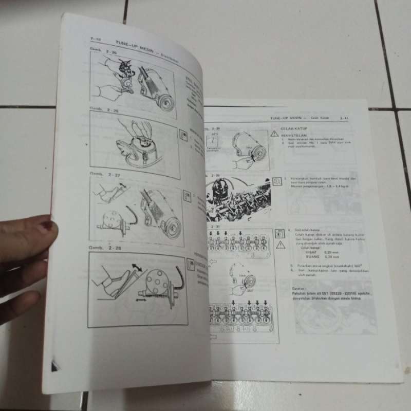 Jual Buku Toyota Pedoman Reparasi Mesin Kijang Fotocopy Di Seller ...