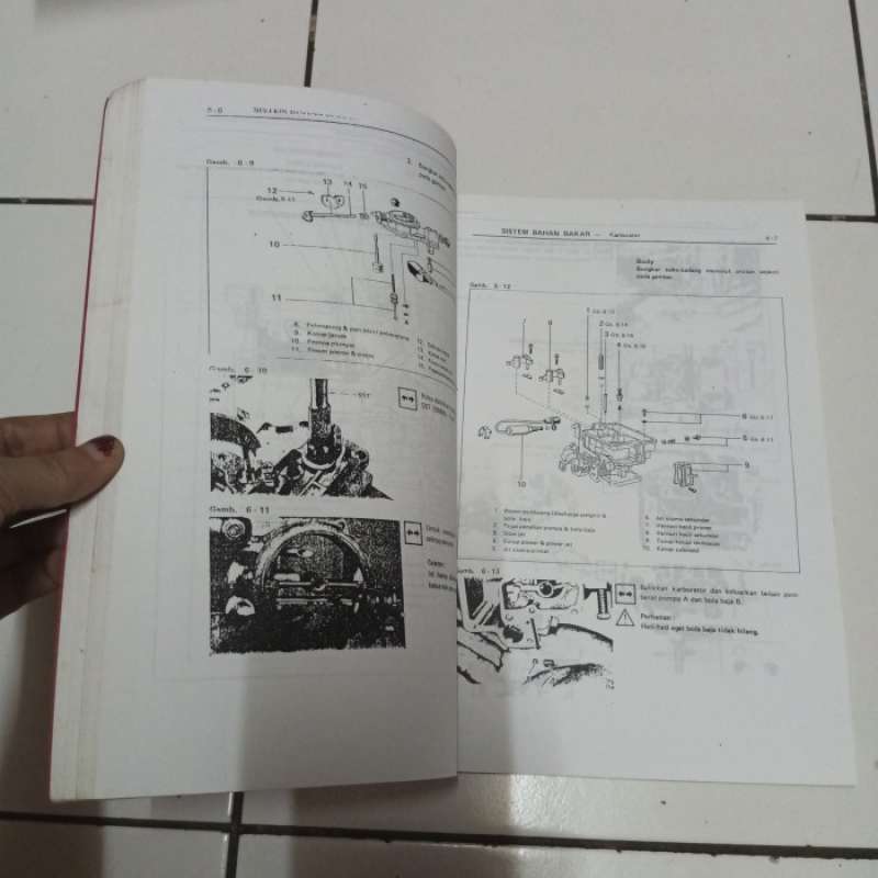 Jual Buku Toyota Pedoman Reparasi Mesin Kijang Fotocopy Di Seller ...
