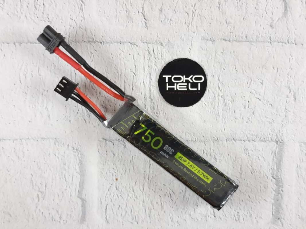 Jual Flywoo Flylens 75 85 750mah Hv 2s 80c Explorer Lipo Battery Xt30 ...