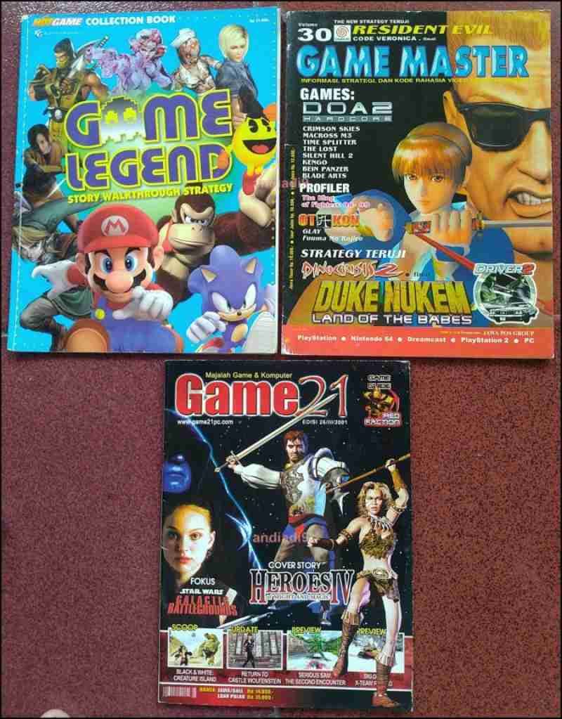 Jual Majalah Hotgame Collection Book Game Legend Walkthrough Game ...