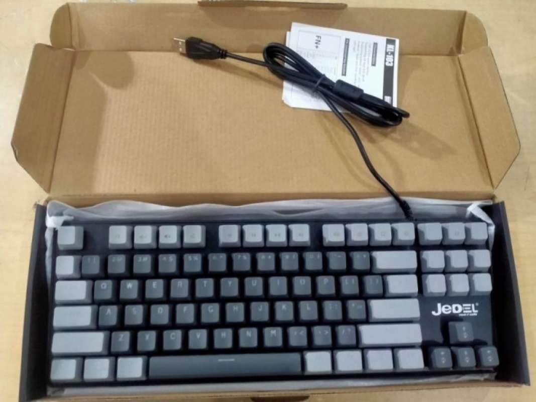 Promo 100% Produk Ori Jedel Kl-103 Keyboard Gaming Real Mechanical Rgb ...