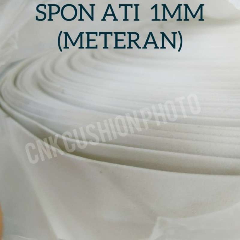 Promo Spon Karet Ati / Busa Hati / Eva Sponge 1 Mm White - 1 Roll (100 ...