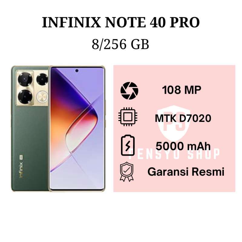 Promo Infinix Note 40 Pro 8/256 Gb Garansi Resmi Promo - Vintage Green ...