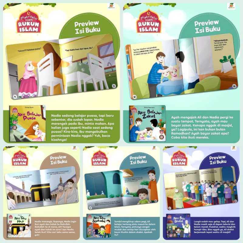 Promo Makrifatul Islam Rukun Islam 3+ Buku Anak Islami Mengenal Rukun ...