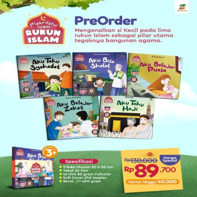 Promo Makrifatul Islam Rukun Islam 3+ Buku Anak Islami Mengenal Rukun ... Promo Makrifatul Islam Rukun Islam 3+ Buku Anak Islami Mengenal Rukun ...