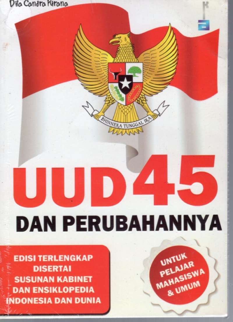 Jual Buku Uud 45 Dan Perubahannya Edisi Terlengkap Disertai Kabinet Di ...