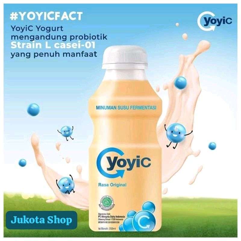Jual Yoyic Original 130ml-minuman Susu Fermentasi-yogurt-kemasan Botol-mengatasi Masalah ...