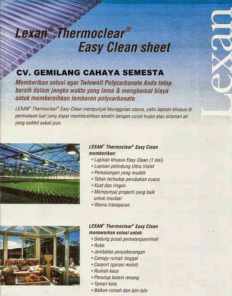 Jual Atap Polycarbonate / Twin Wall / Lexan Di Seller Gemilang Cahaya ...