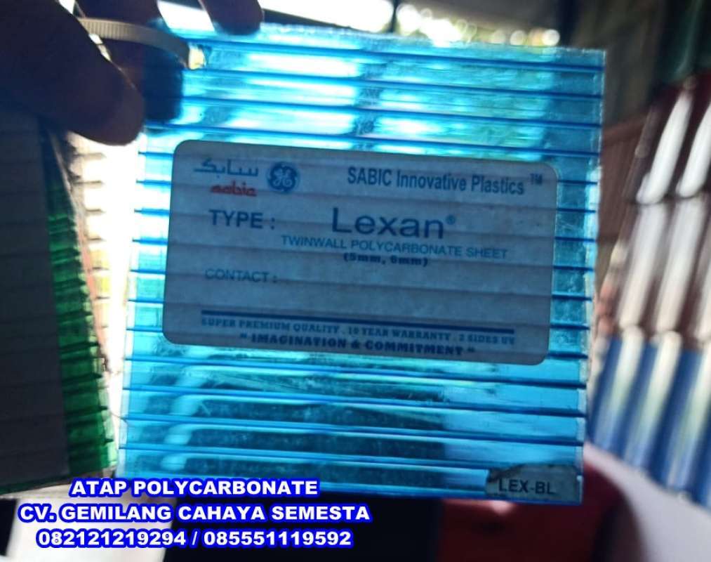 Jual Atap Polycarbonate / Twin Wall / Lexan Di Seller Gemilang Cahaya ...
