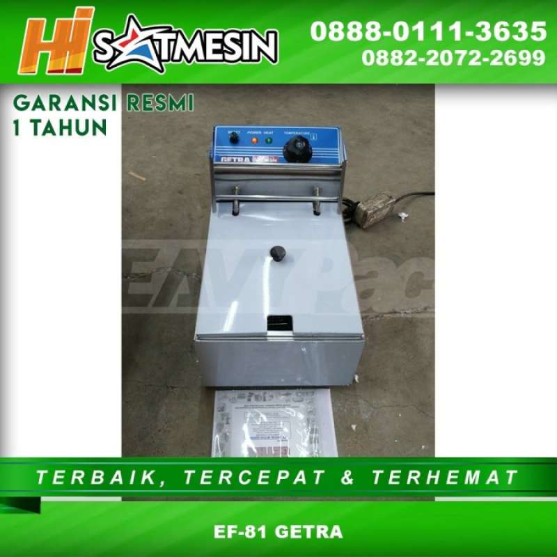 Promo Gea-getra Electric Deep Fryer Ef-81 / Mesin Penggoreng Listrik Diskon 33% Di Seller Wijaya ...