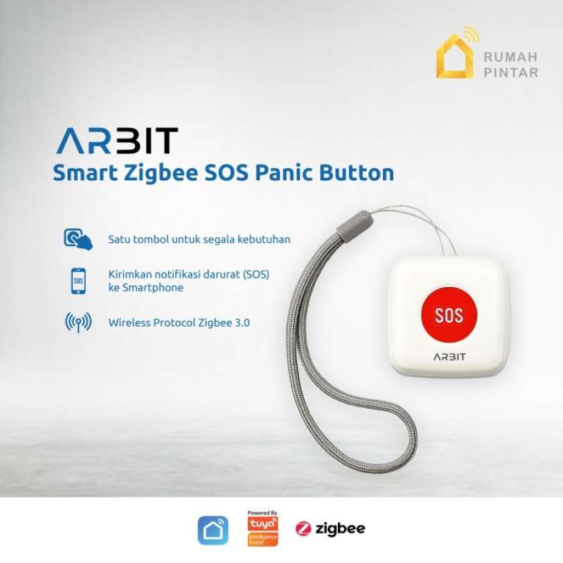 Promo Arbit Smart Zigbee Tombol Sos Emergency Panic Button Tuya Diskon ...