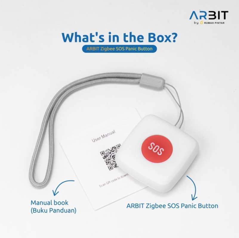 Promo Arbit Smart Zigbee Tombol Sos Emergency Panic Button Tuya Diskon ...